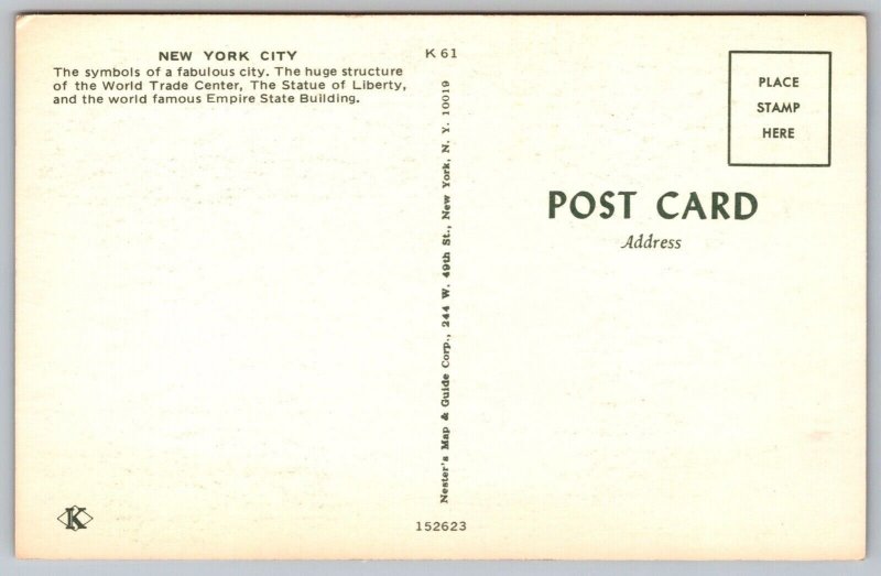 Greetings New York City NY Multi View Historic City Landmarks Chrome ...