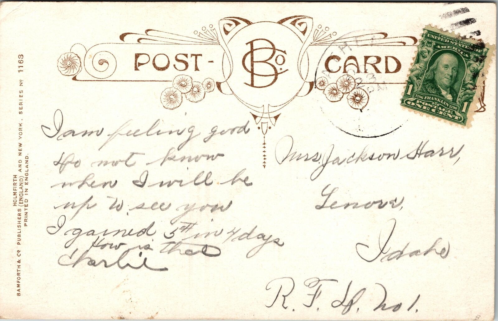 Vintage Postcard Early Bamforth Humor - Waiter Soup C 1908-1912 Mailed ...