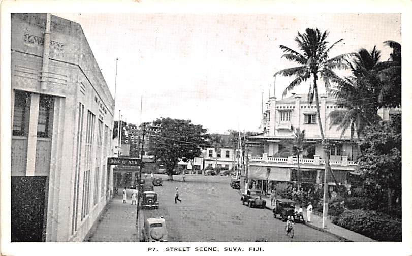 Street Scene Suva Fiji Unused | Australia & Oceania - Fiji, Postcard ...