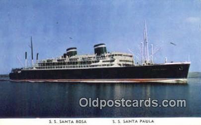 SS Santa Rosa, SS Santa Paula Unused | Topics - Other, Postcard ...