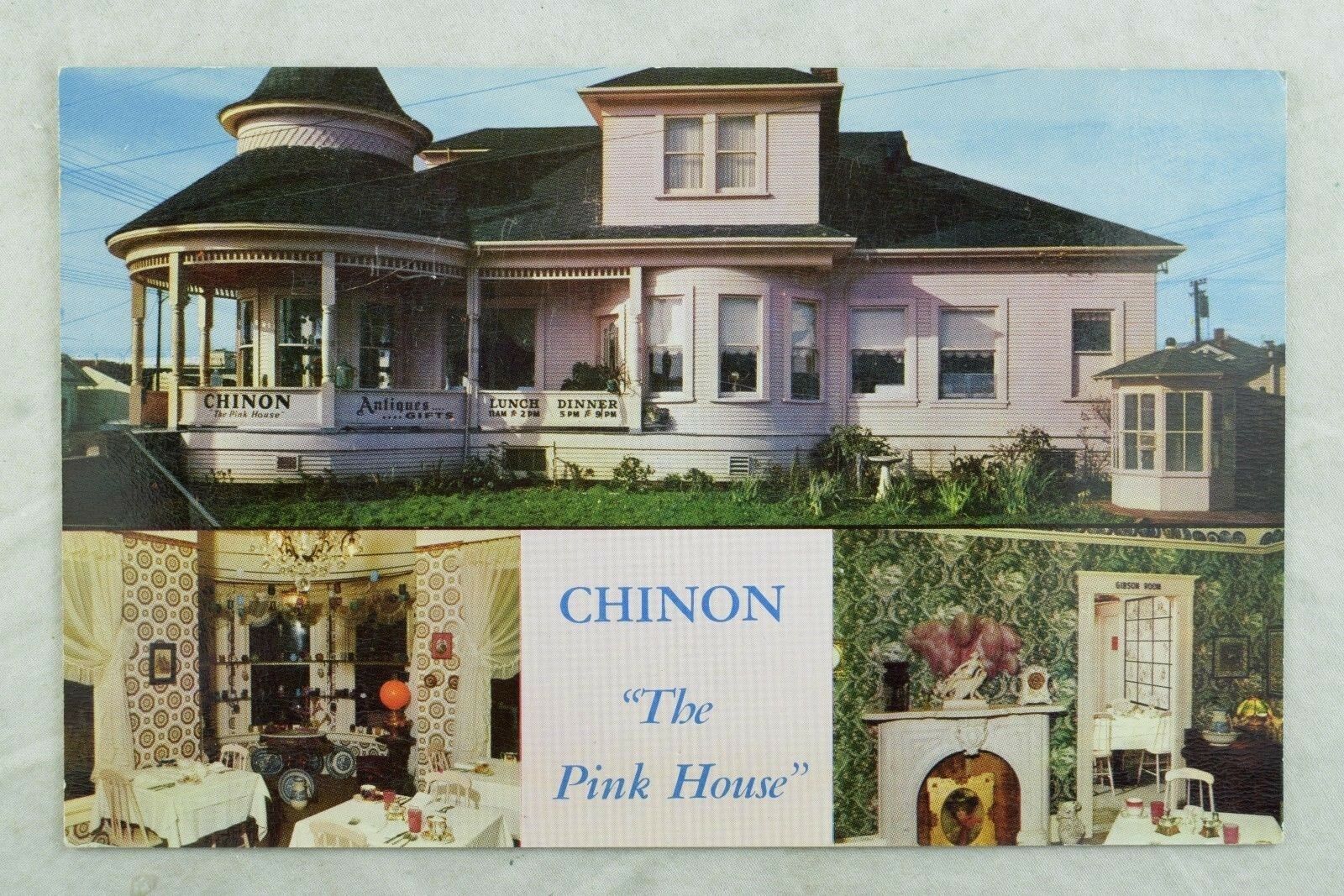 Chinon "The Pink House", Richmond, Cal. Vintage Postcard P105 | Europe ...
