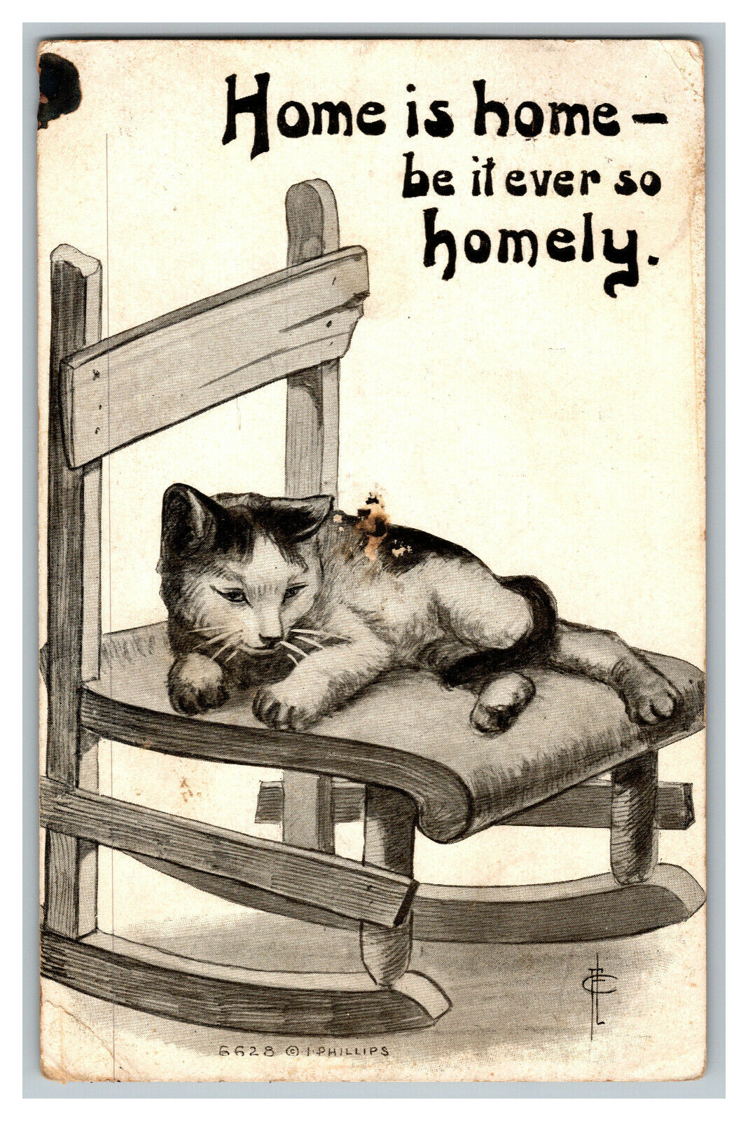 Postcard Home Is Home-Be It Ever So Homely Vintage Standard View Card ...