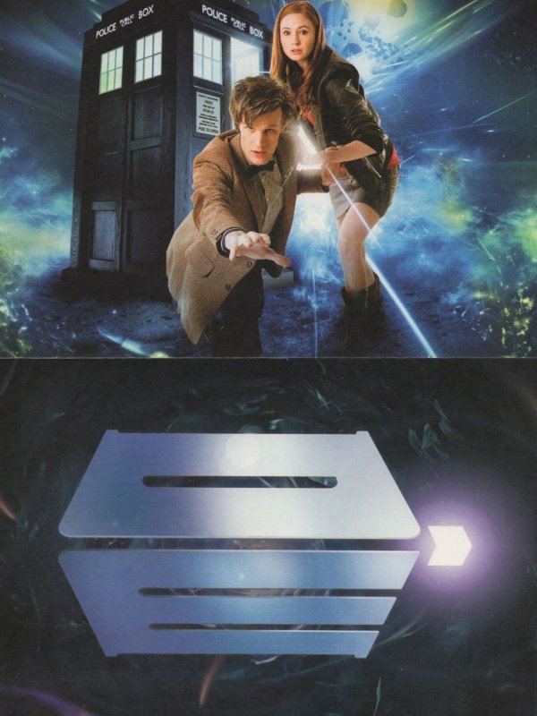 Dr Who TV Show Credits Logo Tardis Amy Pond 2x Postcard s | Topics ...