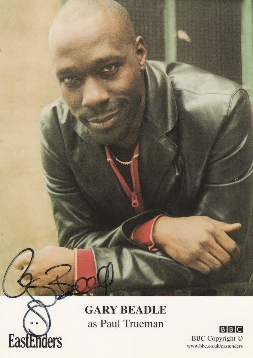 Gary Beadle as Paul Trueman Eastenders Hand Signed Cast Card Photo ...