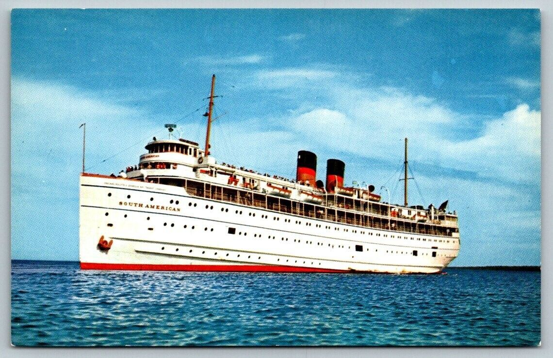 The Georgian Bay Line SS North & South America Cruise Ships Postcard ...