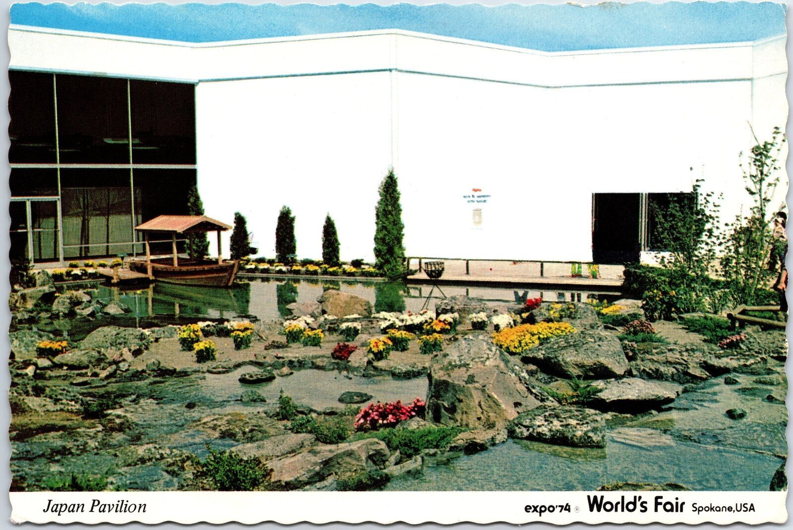 Continental Postcard the Japan Pavillion at the World's Fair Spokane ...