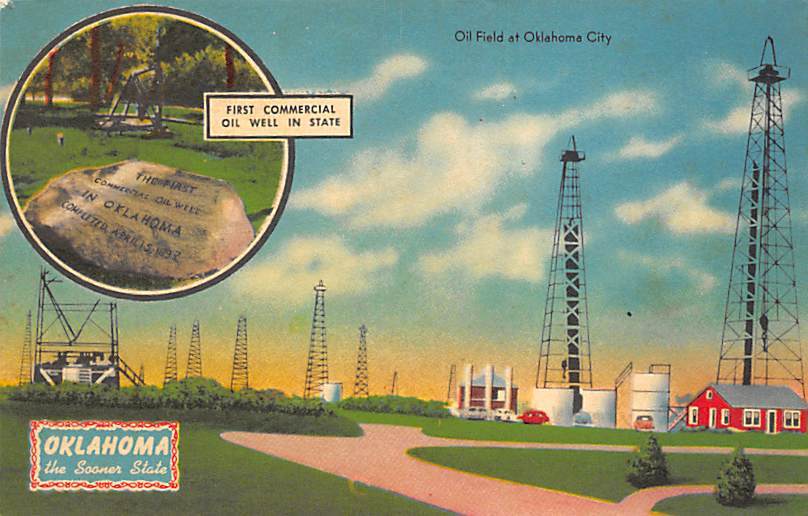 Oil Field First Commercial Oil Well Oklahoma City OK | United States ...