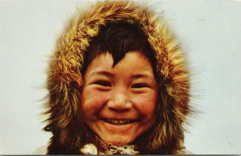 Jacob Agook Eskimo Boy Child Anuktuvuk Pass Alaska AK c1950s Postcard ...