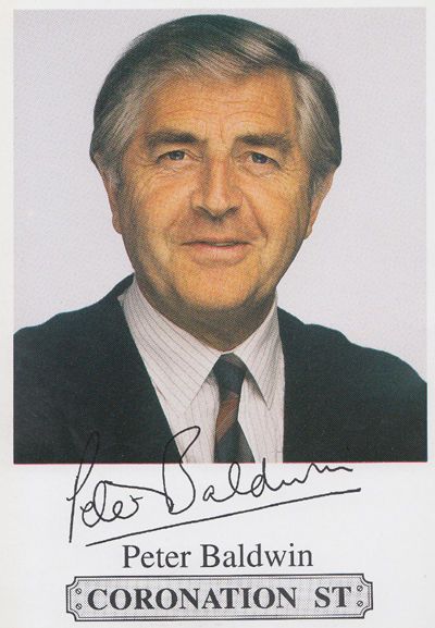 Peter Baldwin Derek Wilton Coronation Street Vintage Cast Card | Topics ...