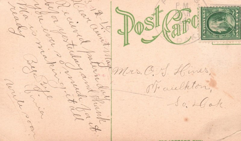 Vintage Postcard 1910 Trolleholm Slott Skane Castle & Lake Svens ...