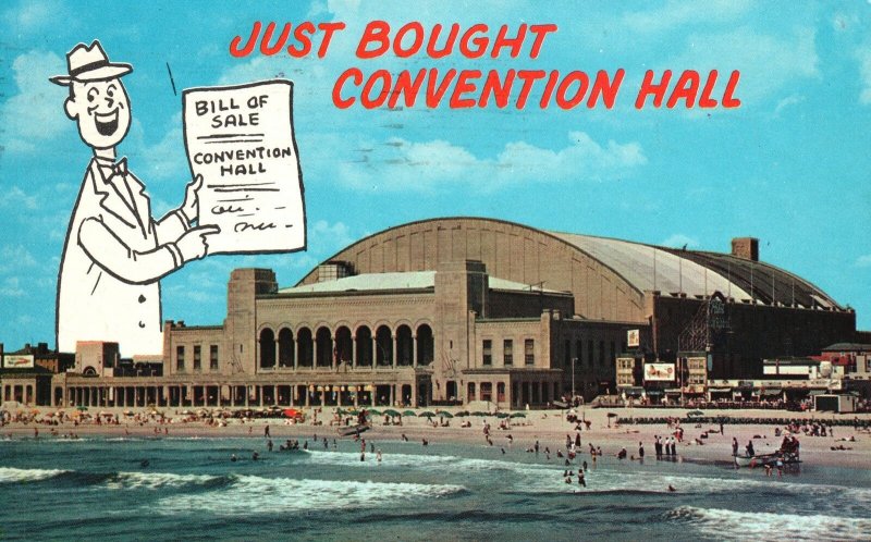 Vintage Postcard Auditorium Convention Hall Miss America Pageants ...