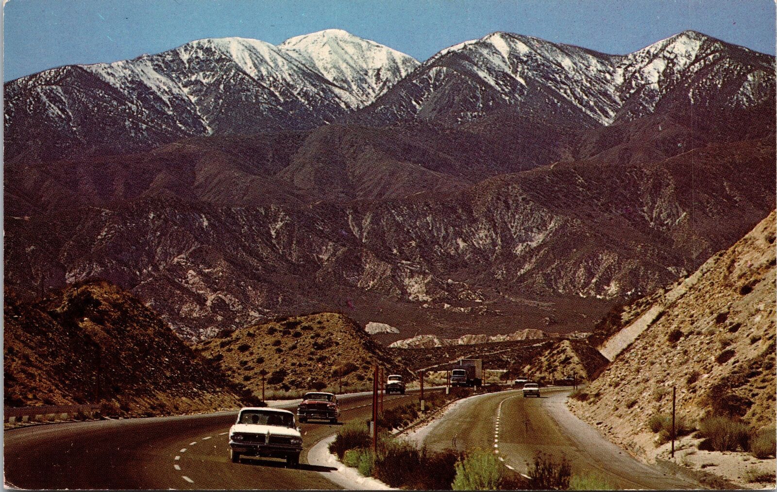 Vintage Postcard 1970s Cajon Pass Highway Gateway to Southern ...