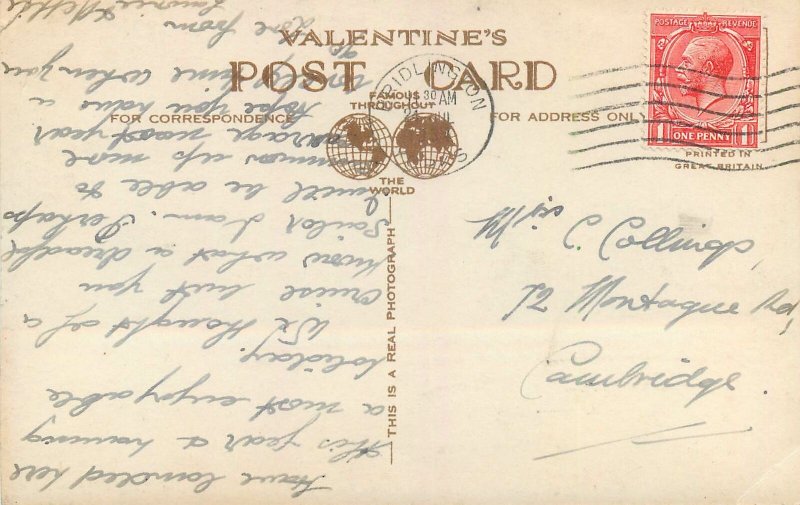 Postcard UK England Bridlington putting green and boating lake 1945 ...