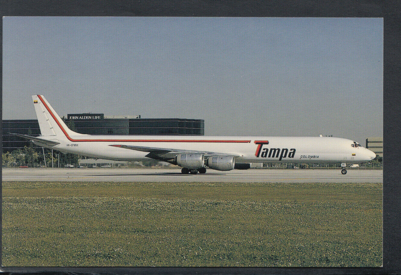 Aviation Postcard- Aeroplane - McD Douglas DC-8-71F, HK-3785X of Tampa ...