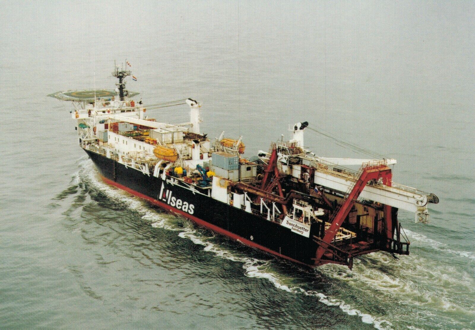 DP Trenching and Support Vessel Trench Setter Nautica Vintage Postcard ...