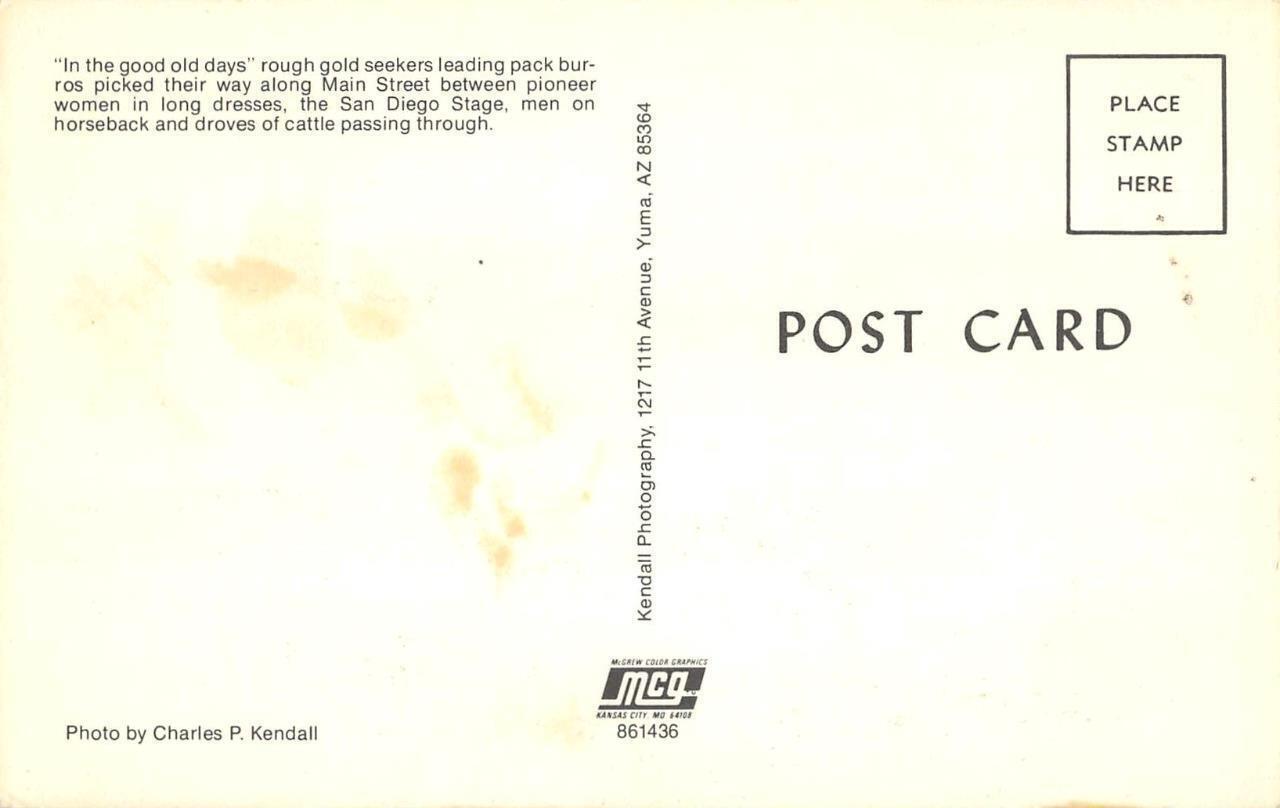 Main Street Scene JULIAN, CA Hardware Store San Diego County 1960s ...