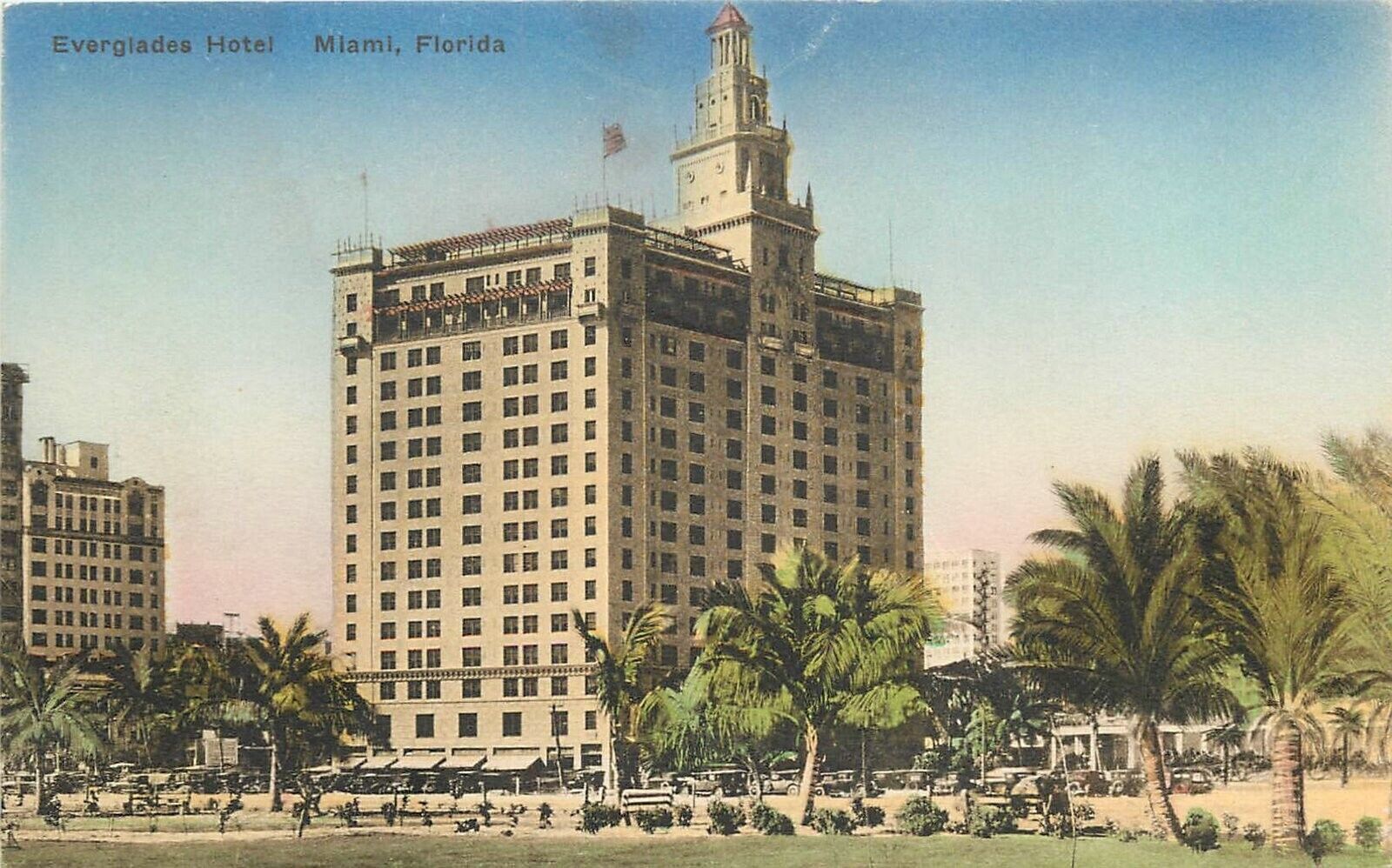 Postcard 1920s Miami Florida Everglades Hotel roadside occupation 24 ...