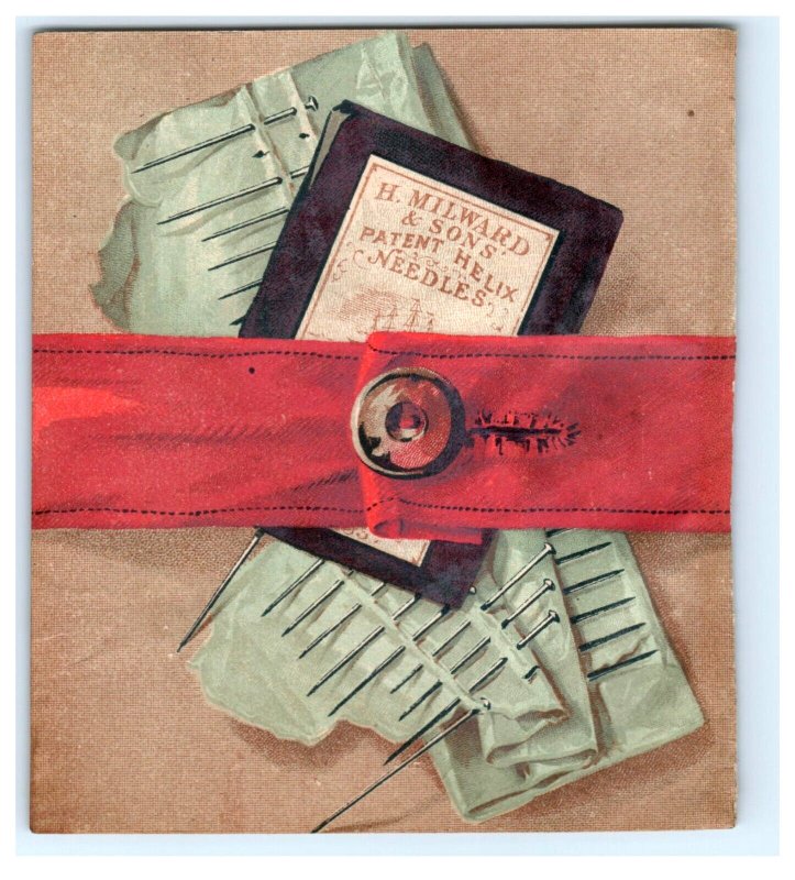 1880s Folder Clarks ONT & Marshall's Linen Thread & Milward's Helix ...