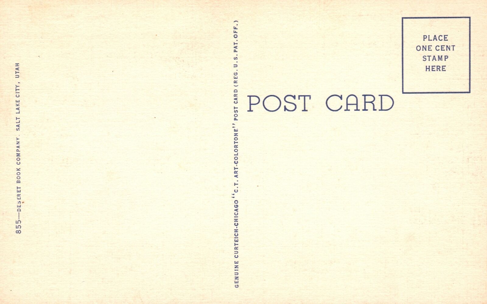 Vintage Postcard Utah Poem By Minnie J. Hardy Mountains Blue Skies ...