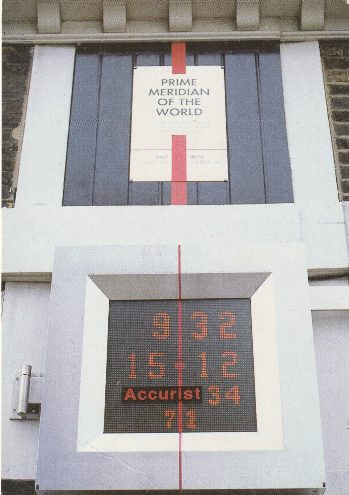 MILLENIUM COUNTDOWN CLOCK, Greenwich, London - Vintage POSTCARD ...