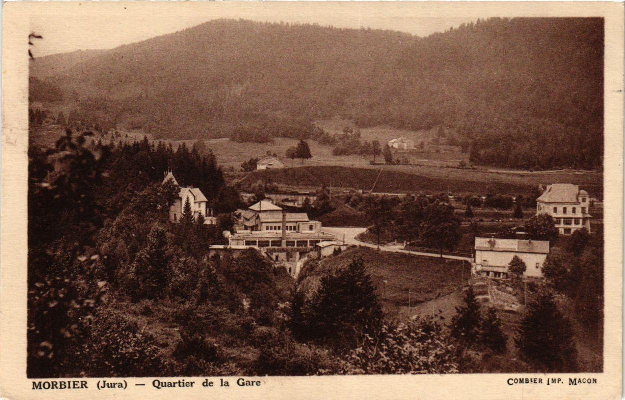 CPA MORBIER Quartier de la Gare (247631) | Europe - France - Provence ...