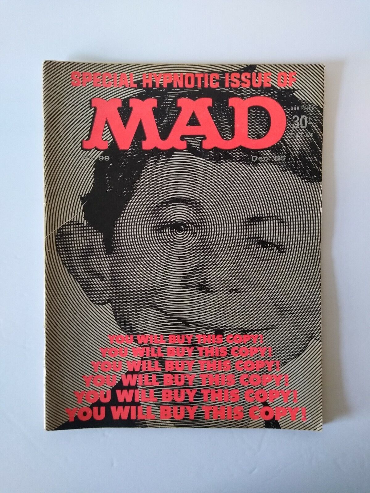 MAD Magazine Dec 1965 Issue No 99 Horror Movie Hypnotic The Virginian ...