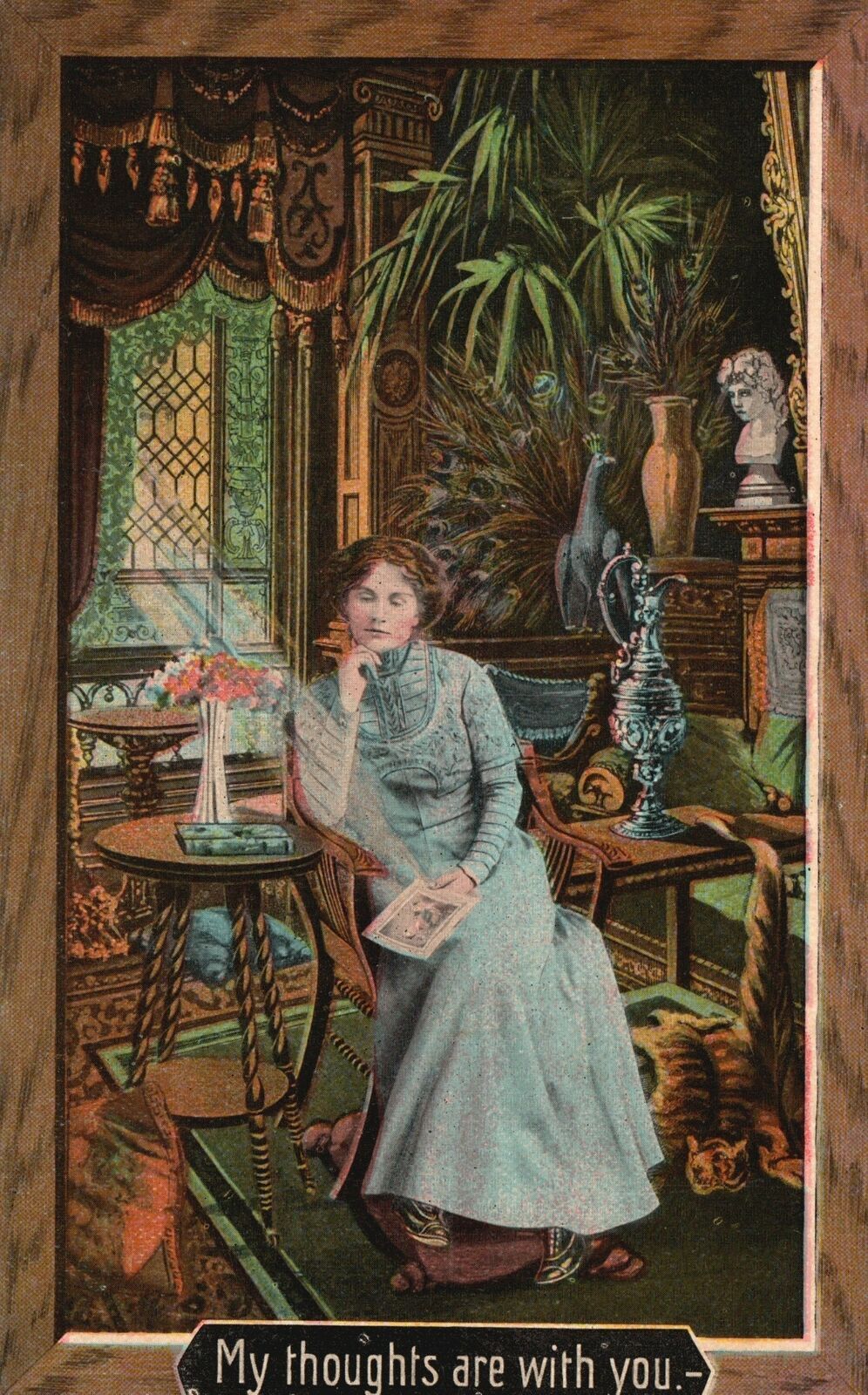 Vintage Postcard 1910's My Thoughts Are With You Remembering Someone ...