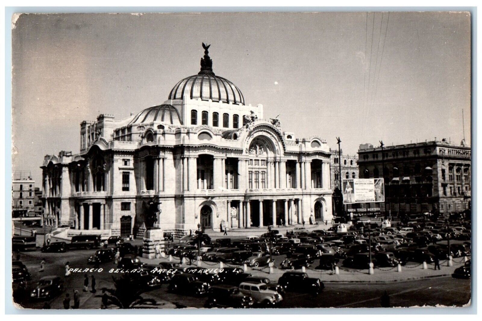 c1930 Palacio de Bellas Artes Opera House Mexico City Censor RPPC Photo ...