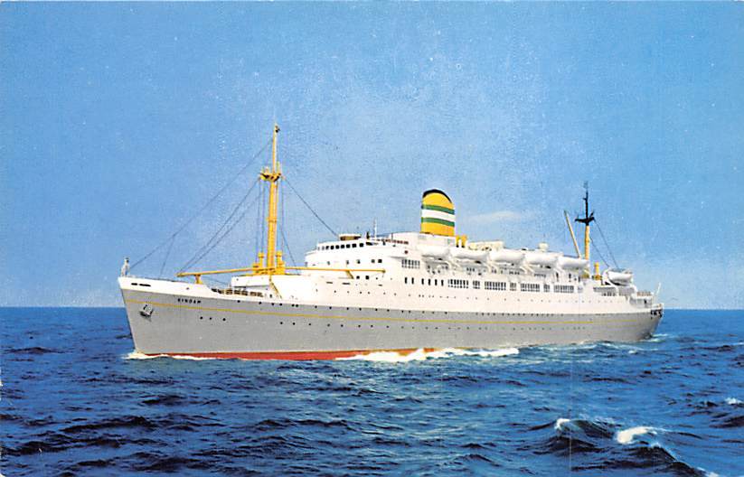 SS Ryndam Holland-American Line Ship Unused | Topics - Other, Postcard ...