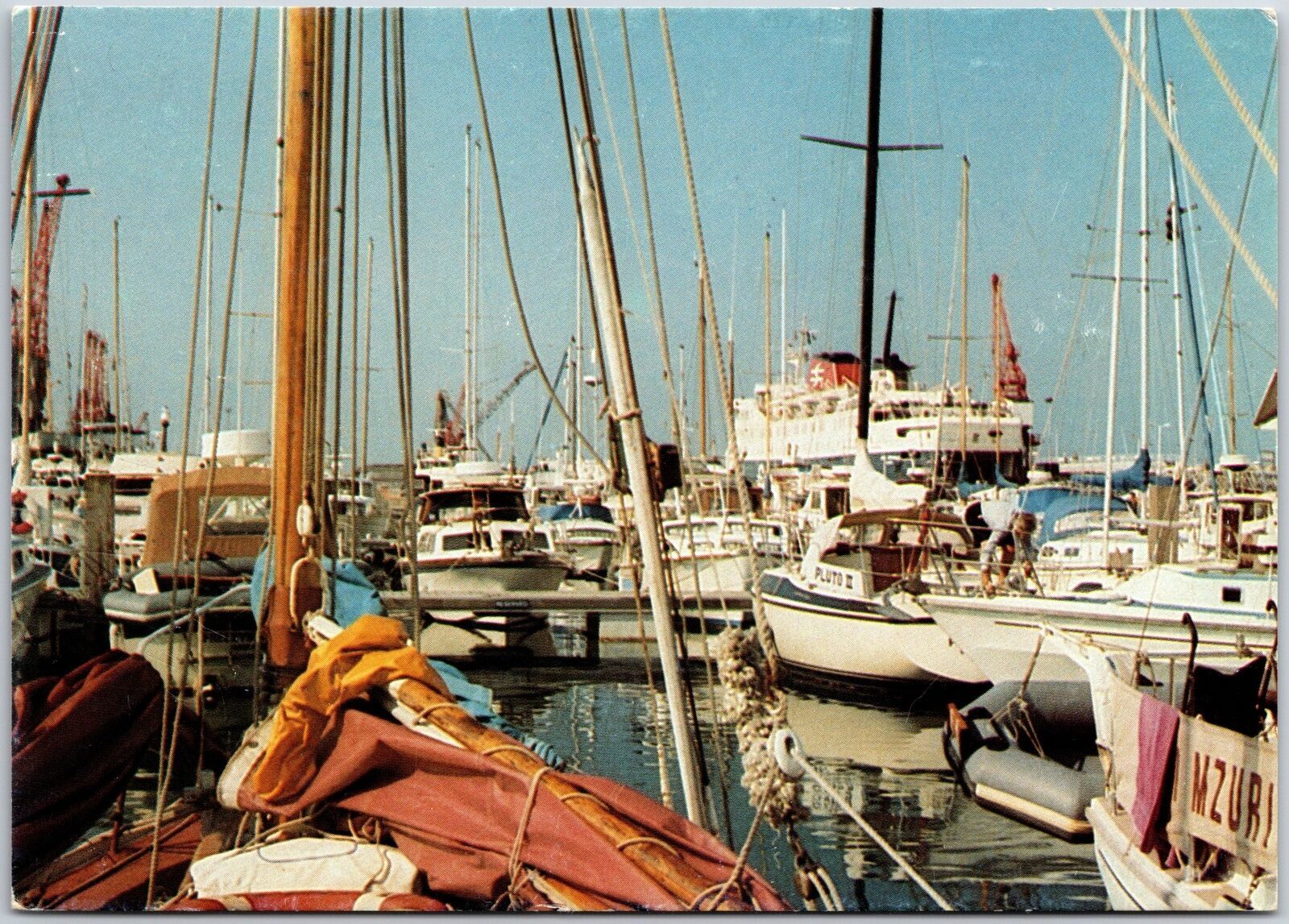 Saint Helier Marina Modern Facility Berthing Space Yachts Postcard ...