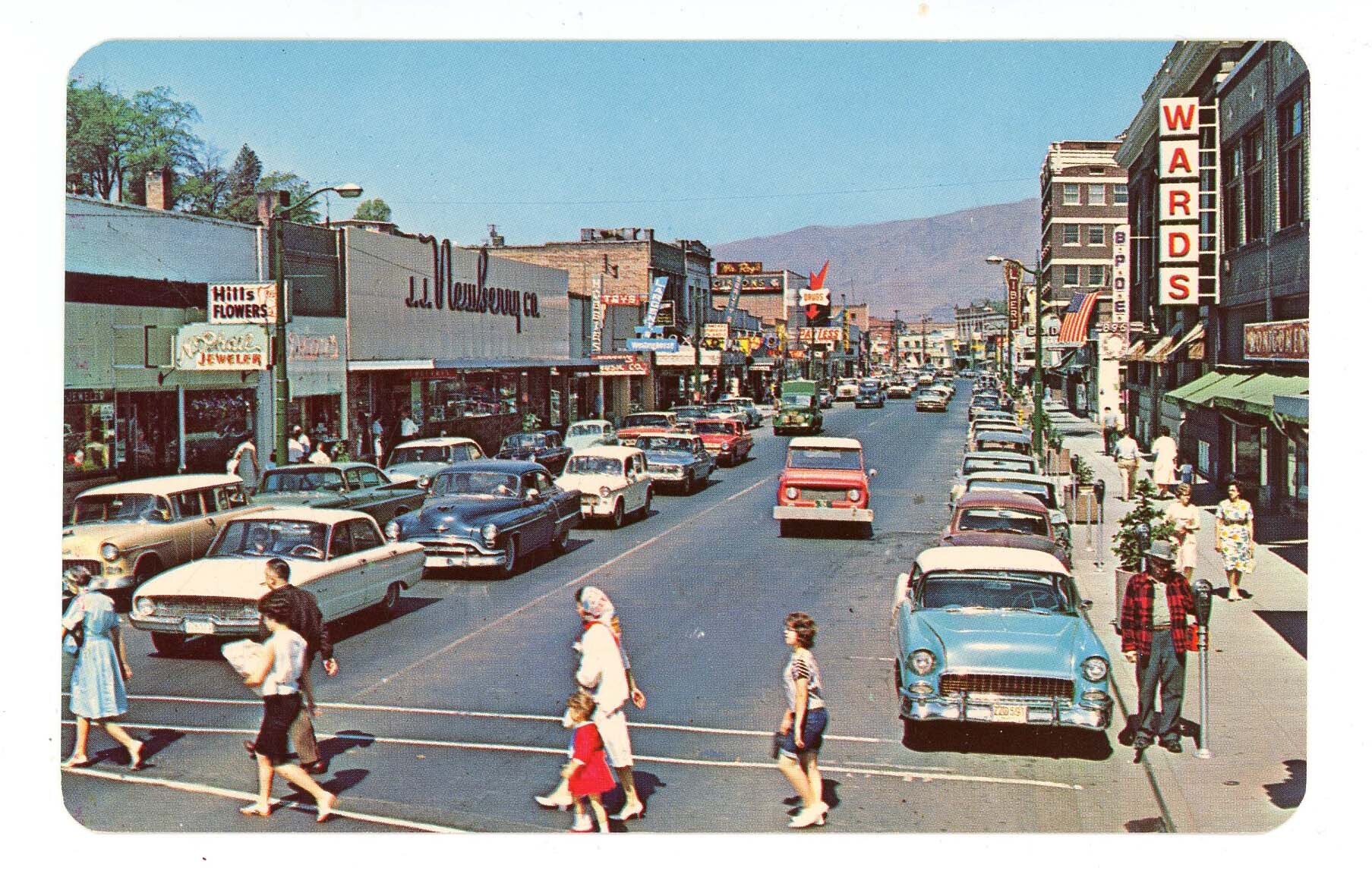 ID - Lewiston. Main Street ca 1960 | United States - Idaho - Lewiston ...