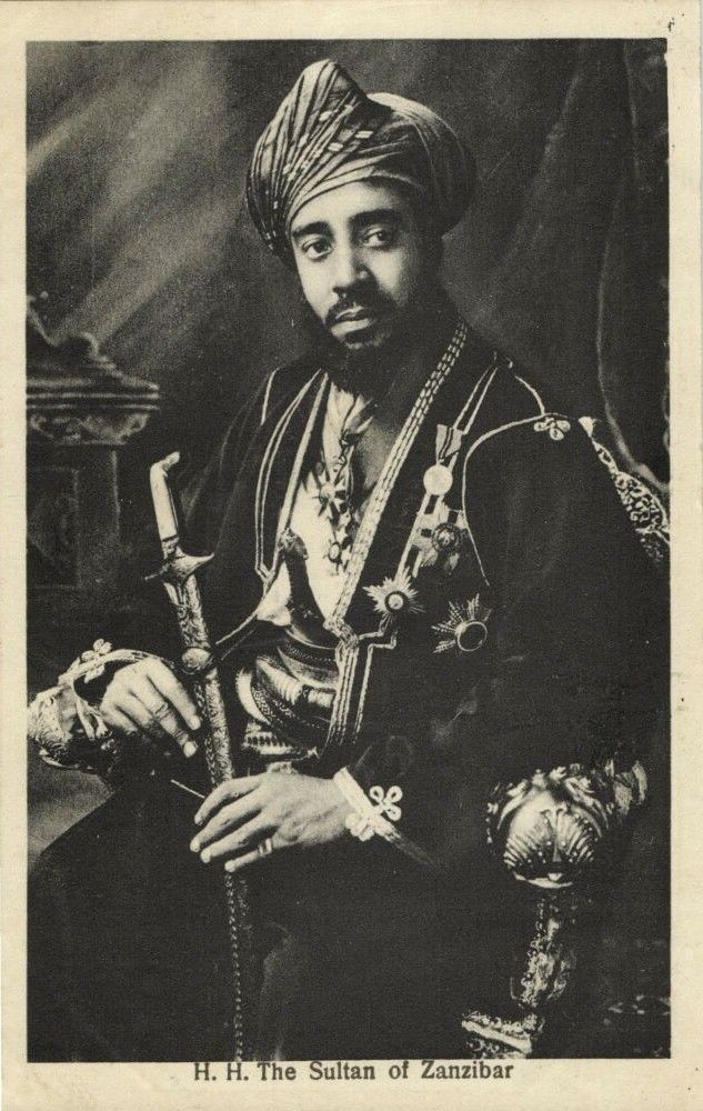 tanzania, ZANZIBAR, Sultan Sayyid Khalifa II bin Harub Al-Said (1910s ...
