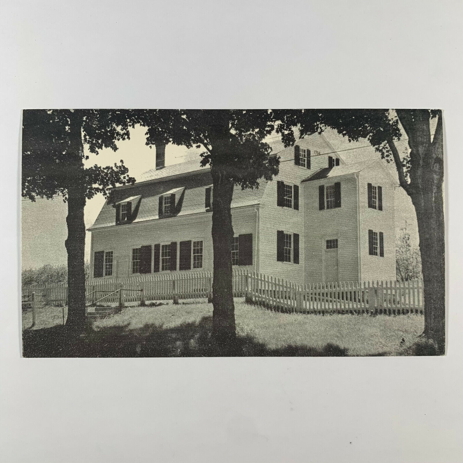 Postcard Maine Sabbathday Lake ME Shaker Meetinghouse Moses Johnson ...