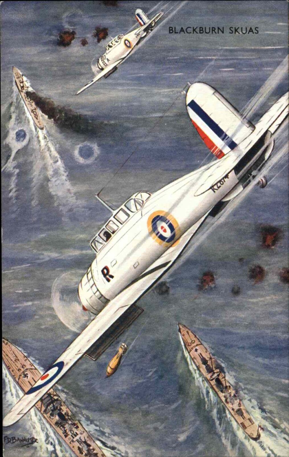 WWII Blackburn Skuas Military Aviation German Bomber Plane Vintage ...