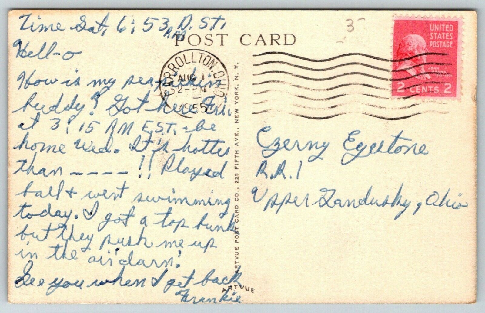 Carrolton OH~FFA Camp Muskingum~Played Ball & Swimming~Boat Races~Top ...