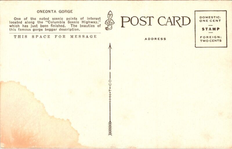 Oneonta Gorge Columbia Scenic Highway Oregon Scenic Landscape DB ...