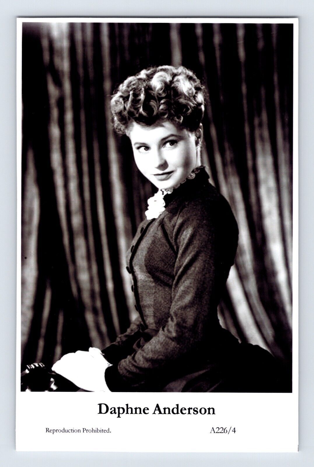 Postcard RPPC Daphne Anderson Glamour Head Shot Photo 2000s 3.5x5.5 ...