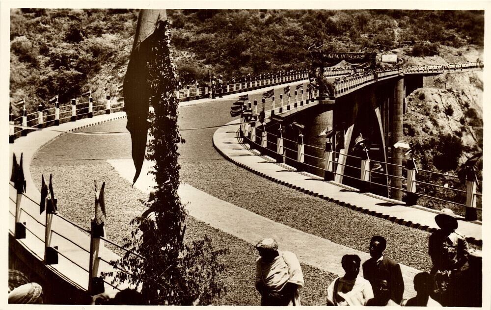 ethiopia, The Abay River Bridge on the Blue Nile (1950s) RPPC Postcard ...