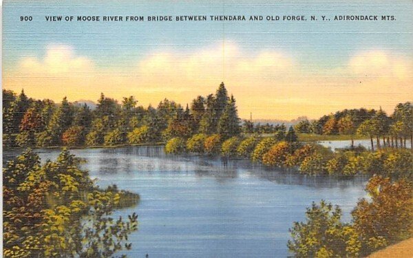 Moose River below Bridge & Dam Old Forge, New York | Topics - Animals ...