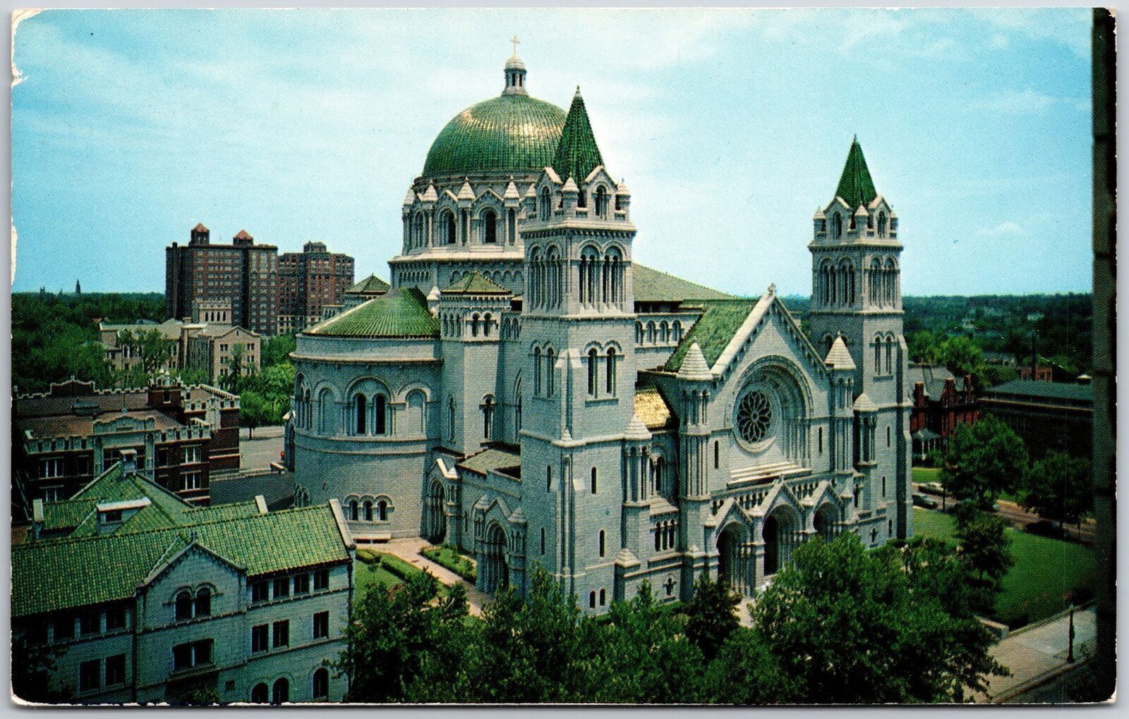 1959 St. Louis Catholic Cathedral Missouri Magnificent Structure Posted ...
