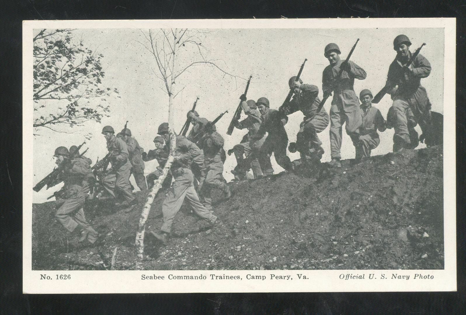 Camp Peary Virginia VA Official US Navy Photo Seebeas Training Vintage ...