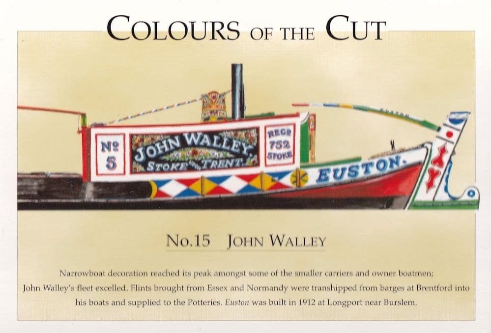 Colours Of The Cut John Walley Ship Advertising Postcard | Topics ...