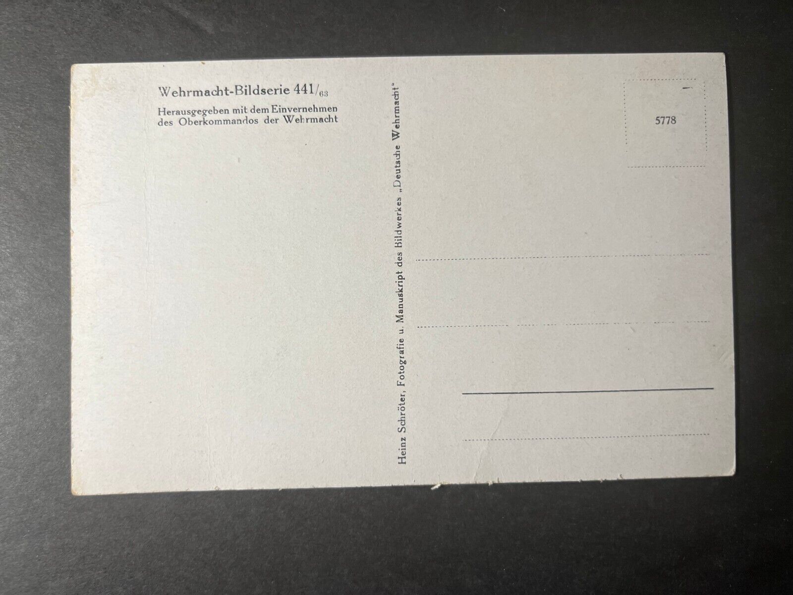 Mint Germany Military RPPC Postcard WWII Wehrmacht Soldiers War ...