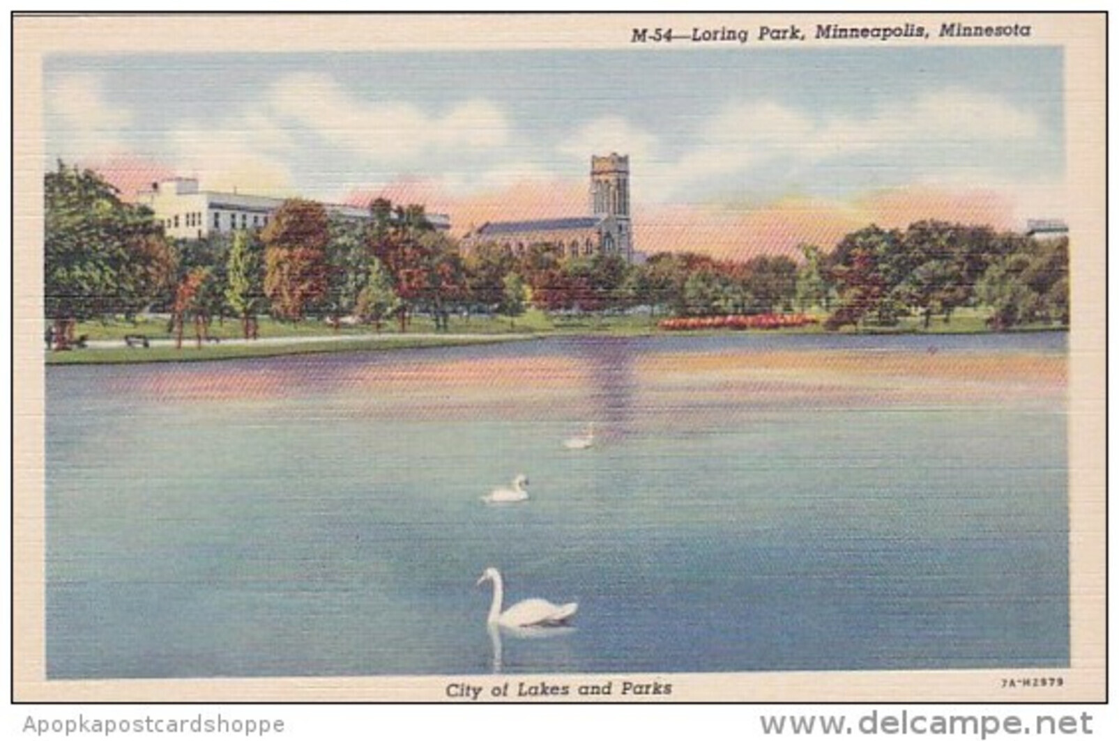 Minnesota Minneapolis Loring Park City Of Lakes And Parks | United ...