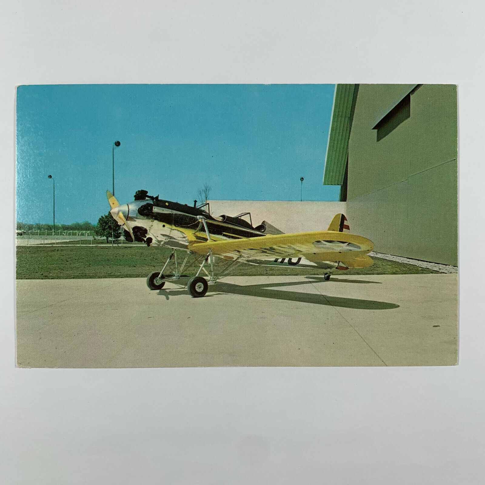 Postcard Aviation Aircraft Ryan PT-22 Recruit WWII Trainer 1970s Chrome ...