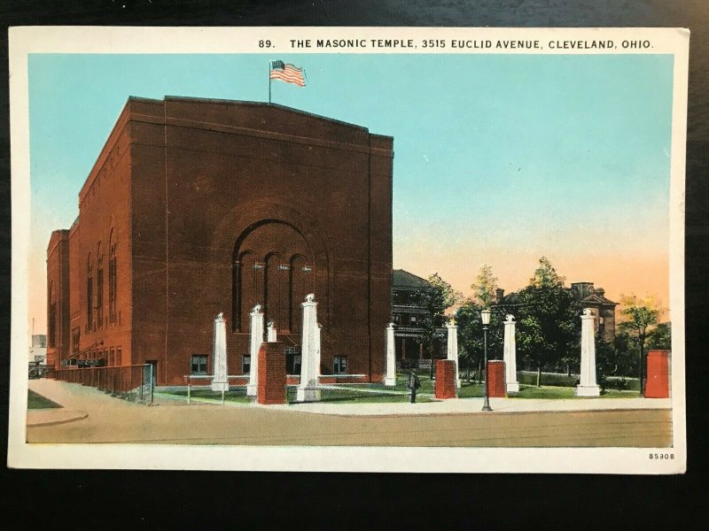 Vintage Postcard 1915-1930 The Masonic Temple 3515 Euclid avenue ...