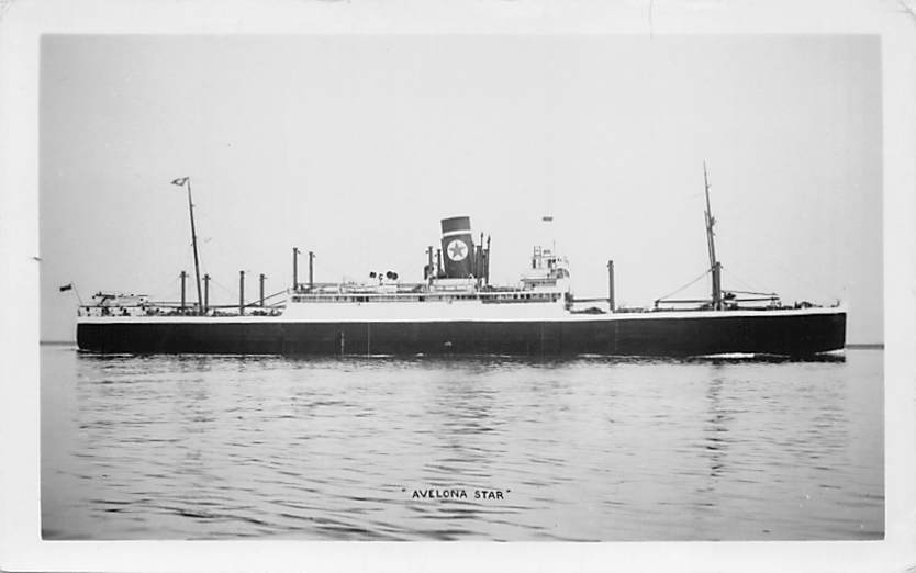 Avelona Star Blue Star Line Ship Unused | Topics - Other, Postcard ...
