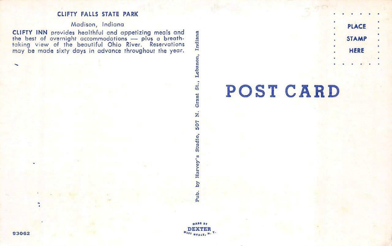 MADISON, Indiana IN ~ CLIFTY INN~Clifty Falls State Park ROADSIDE 50's ...