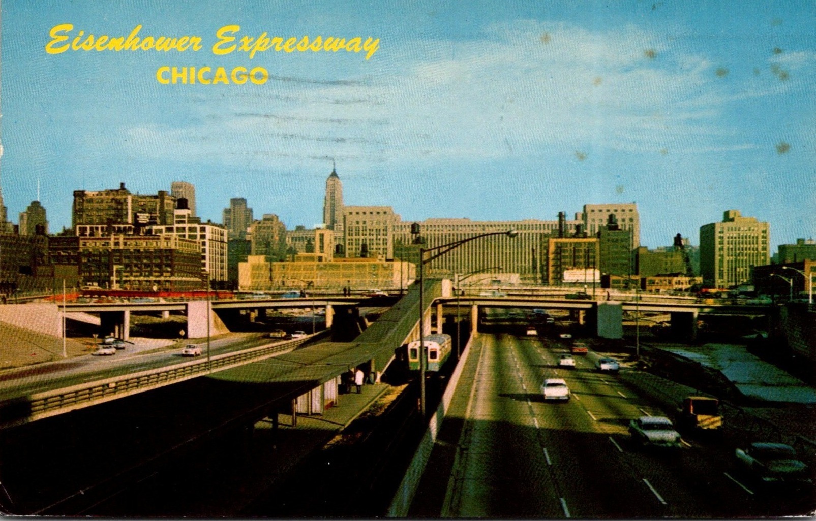 Illinois Chicago The Eisenhower Expressway | United States - Illinois ...