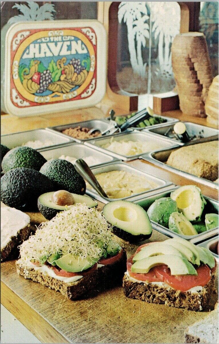 San Francisco CA The Haven Restaurant Creative Sandwich Shop Advert ...
